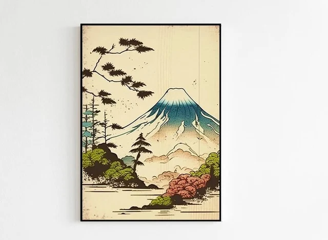Kna Prints - Japanese Landscape Wall Art | Asian Traditional Statement ...