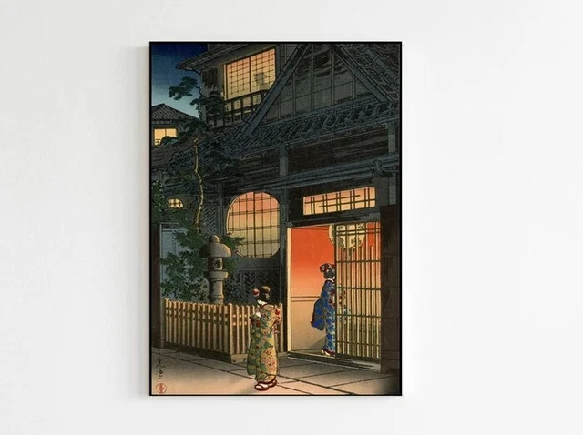 Kna Prints - Japanese Vintage Style Art Painting Tsuchiya Koitsu ...