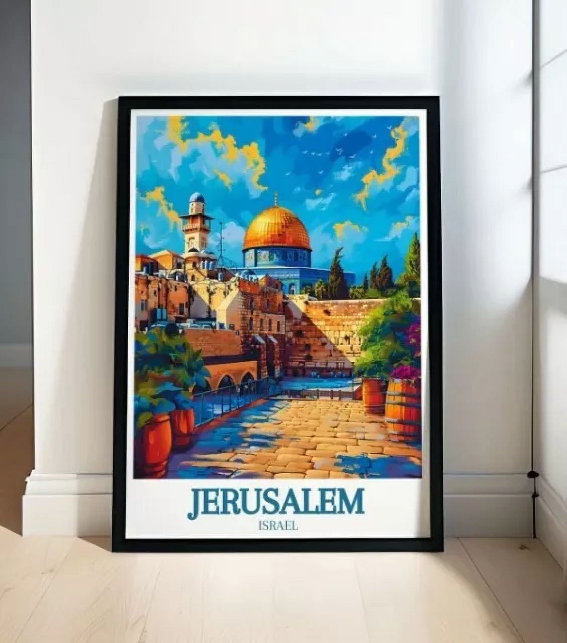 Kna Prints - Jerusalem Western Wall Travel Posters For Home Decor ...