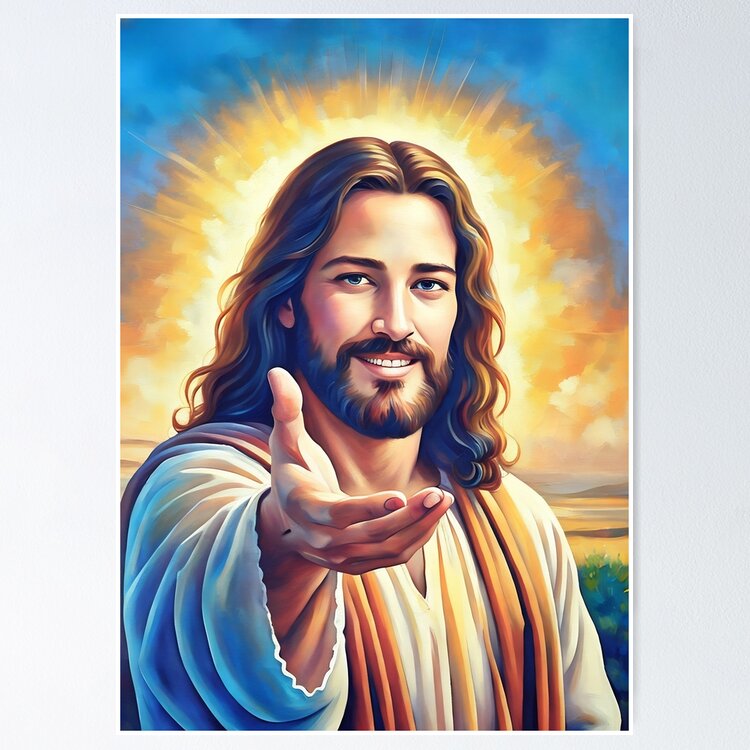 Kna Prints - Jesus Christ Call I Poster Wall Art Print For Home Decor ...