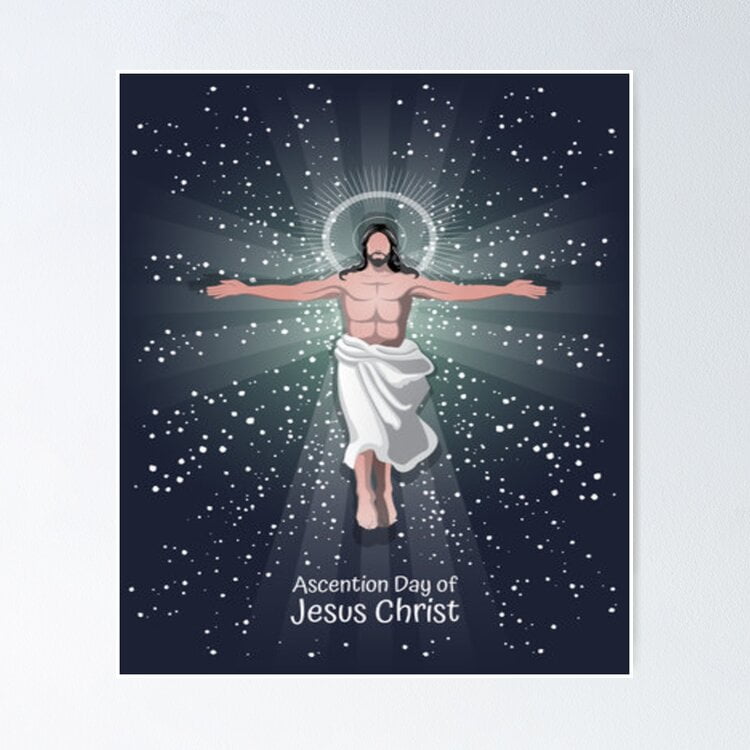 Kna Prints - Jesus Christ Has Risen Poster Wall Art Print For Home ...