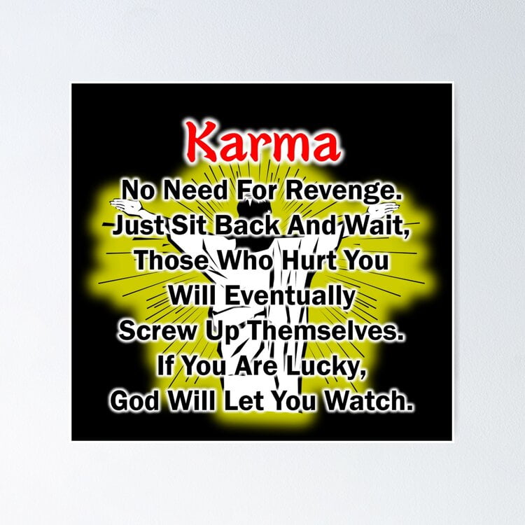 Kna Prints - Jesus Christ, Karma Poster Wall Art Print For Home Decor ...