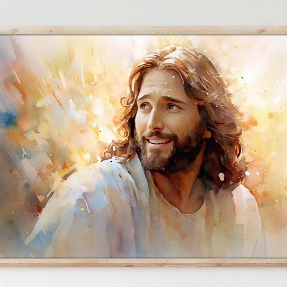 Kna Prints - Jesus Christ Portrait Religious Holy Painting Printed ...