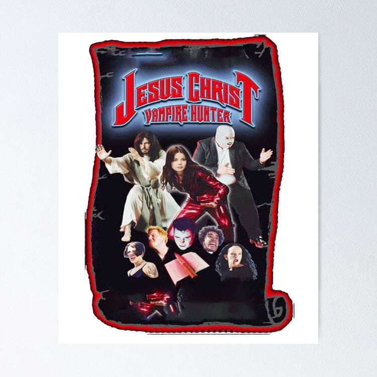 Kna Prints - Jesus Christ Vampire Hunter Horror Movie Git Poster Wall ...