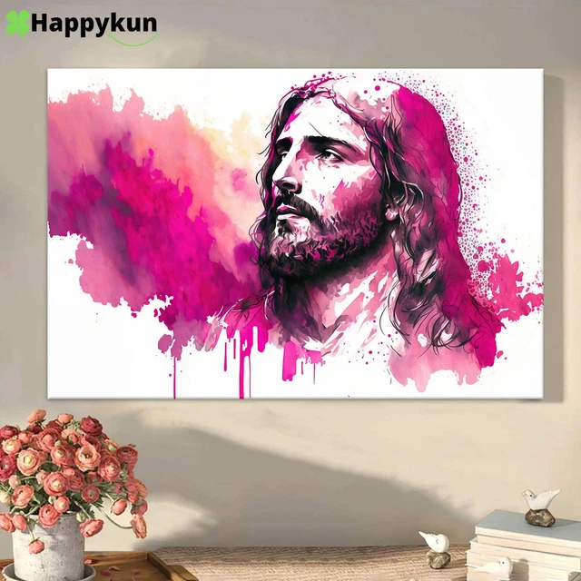 Kna Prints - Jesus Christ Watercolor Portrait Pictures -Aith Art ...