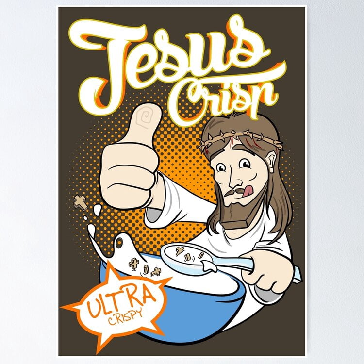 Kna Prints - Jesus Crisp Poster Wall Art Print For Home Decor, Living ...