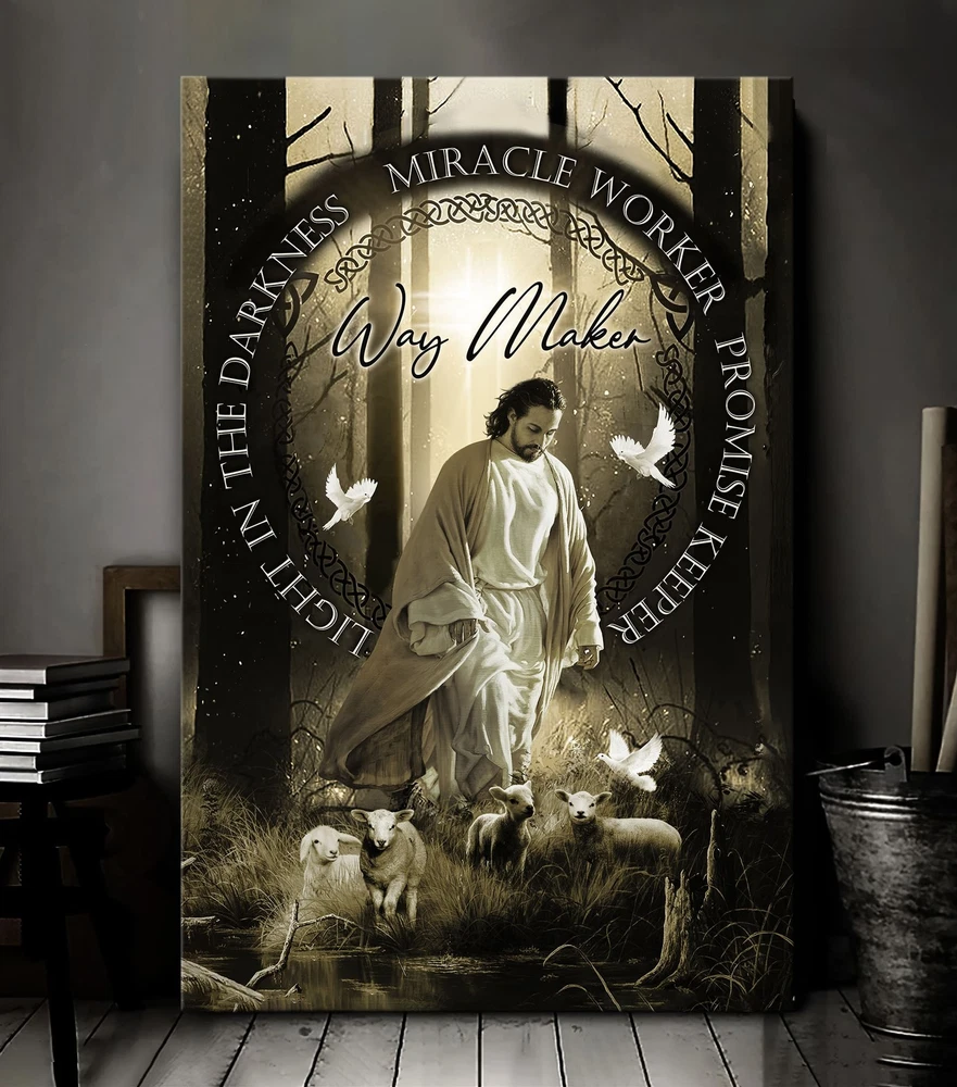 Kna Prints - Jesus, Doves, Lambs, Miracle Worker, Light In The Darkness ...