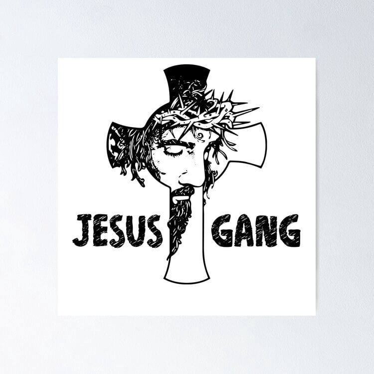 Kna Prints - Jesus Gang - Ye Poster Wall Art Print For Home Decor ...