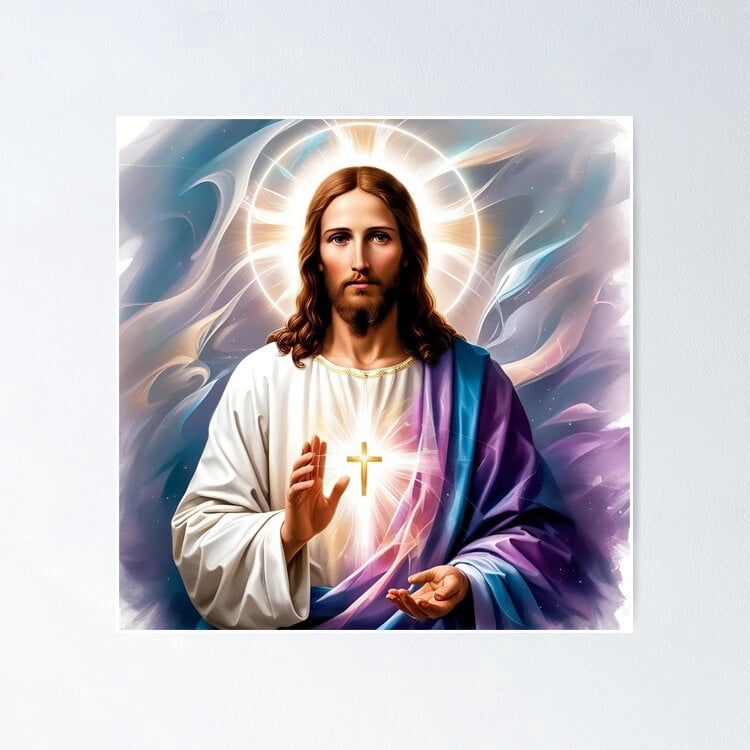 Kna Prints - Jesus Is A Mighty God Poster Wall Art Print For Home Decor ...