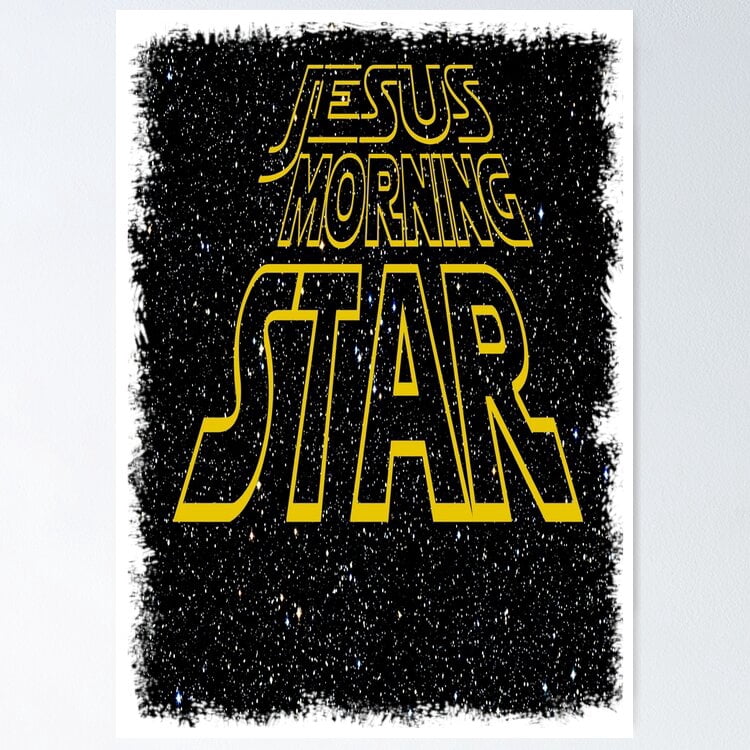 Kna Prints - Jesus Morning Star Poster Wall Art Print For Home Decor ...