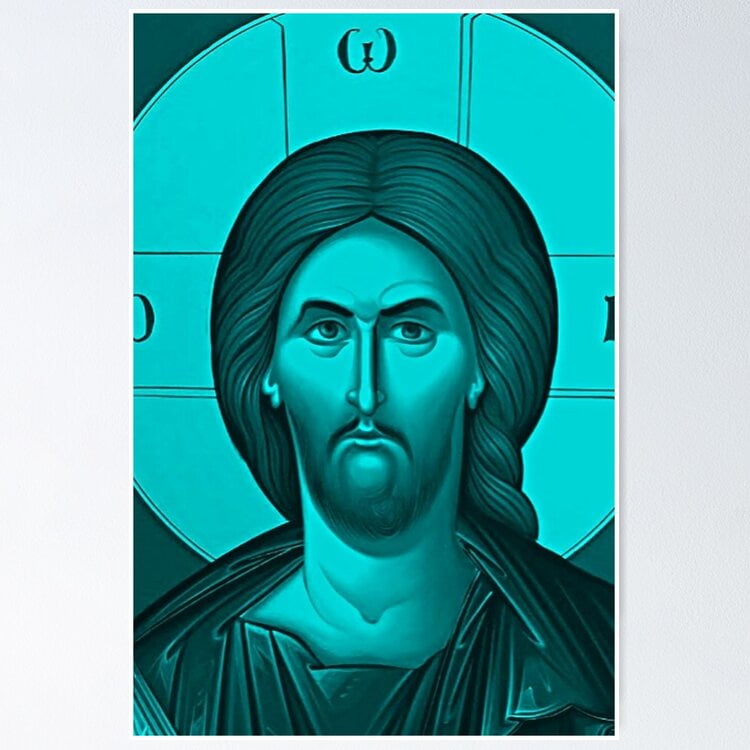 Kna Prints - Jesus Orthodox Icon Poster Wall Art Print For Home Decor ...
