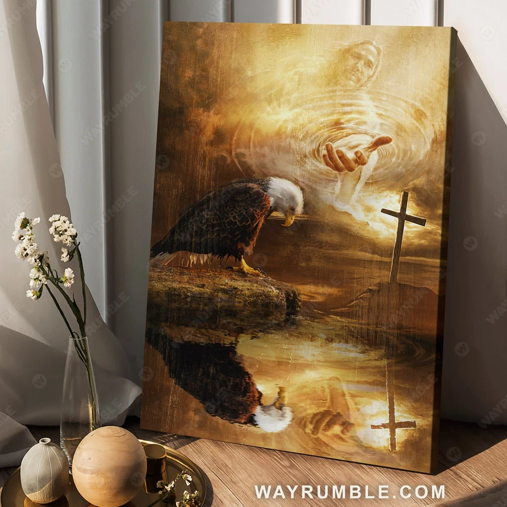 Kna Prints - Jesus Painting, The Hand Of Jesus, Bald Eagle Painting ...