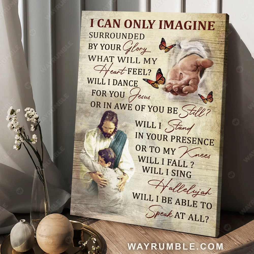 Kna Prints - Jesus Painting, A Helping Hand From Jesus, Jesus Hugs Man ...