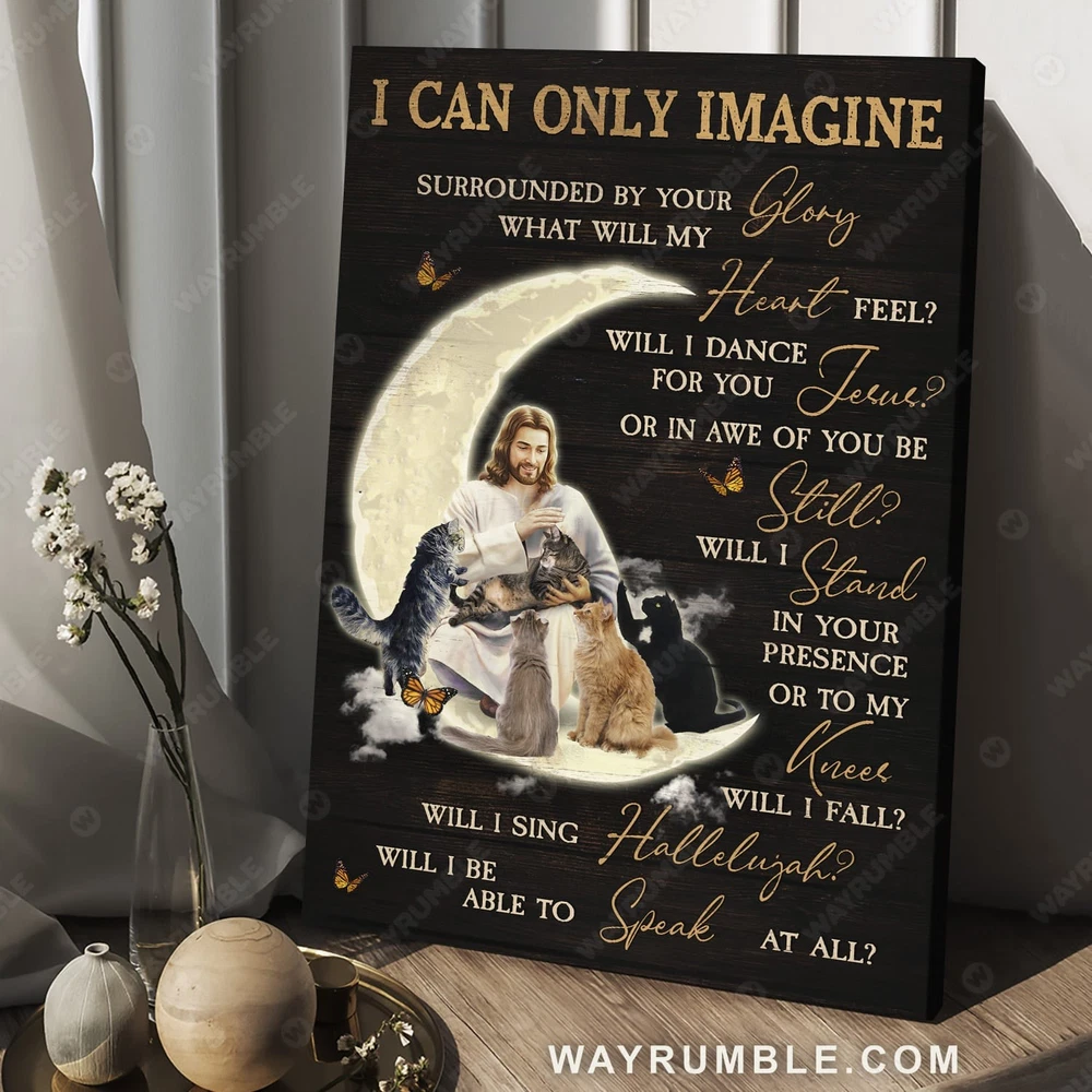 Kna Prints - Jesus Painting, Night Sky, Jesus With Cats, I Can Only ...