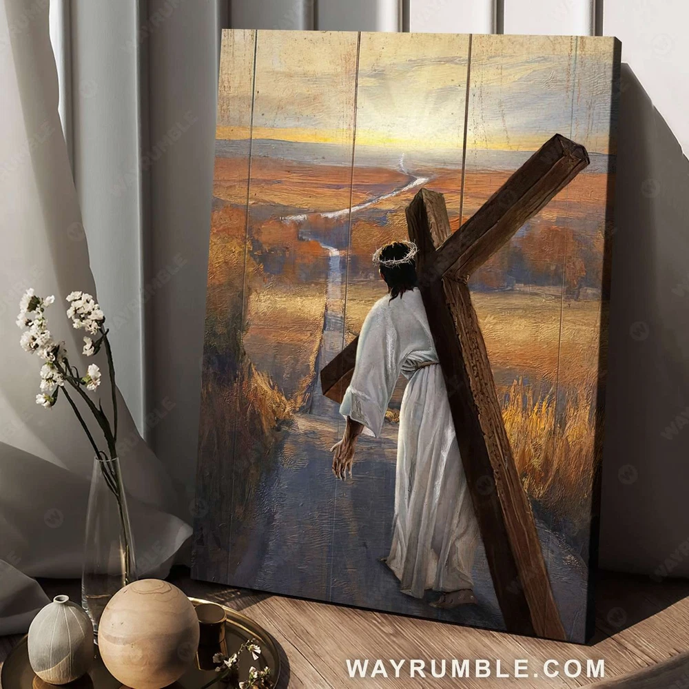 Kna Prints - Jesus Painting, The Rugged Cross, The Road To Emmaus ...