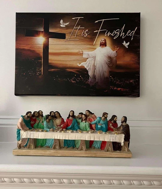 Kna Prints - Jesus Painting The Rugged Cross It Isinished Graphic ...