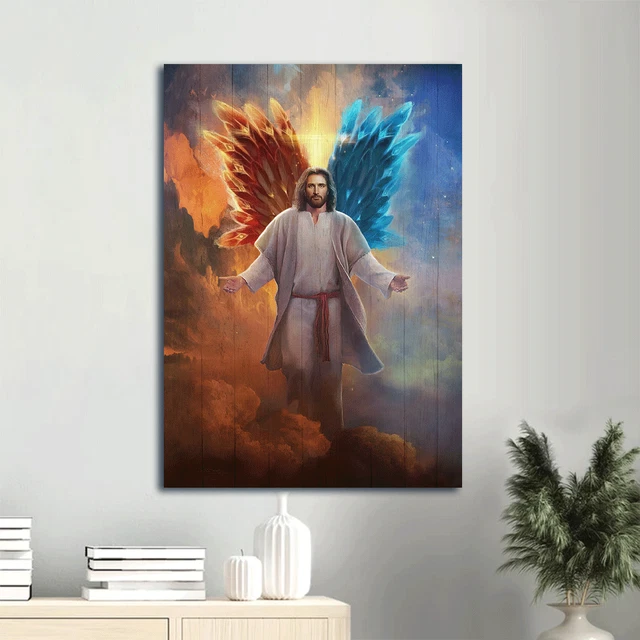 Kna Prints - Jesus Portrait Poster,, Faith Portrait Poster,, Christian ...
