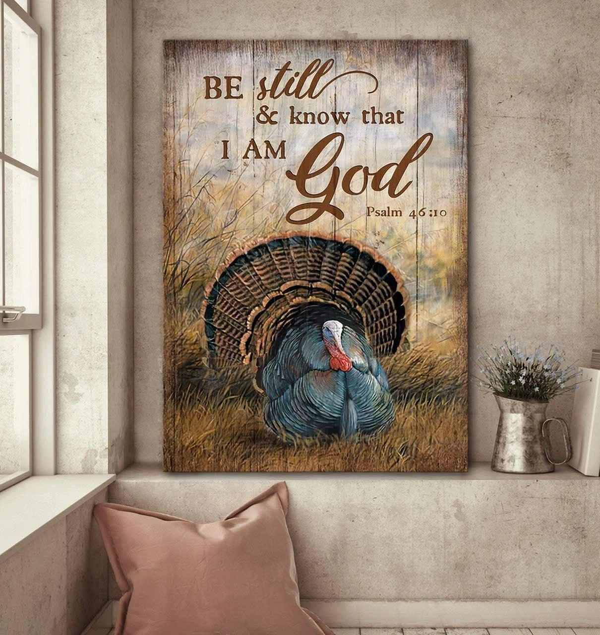 Kna Prints - Jesus - Turkey - Be Still And Know That I Am God - Portrait Poster, Pr Wall Art ...