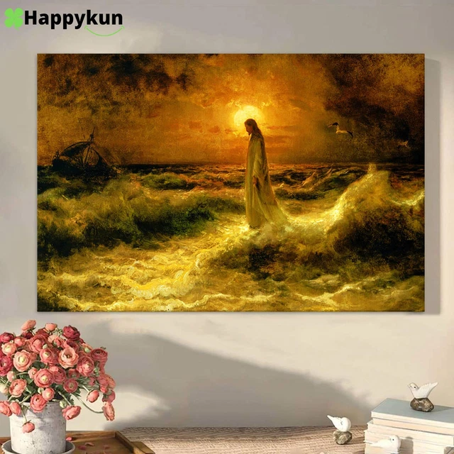 Kna Prints - Jesus Walking On Water Pictures -Aith Art Christian L Ar ...
