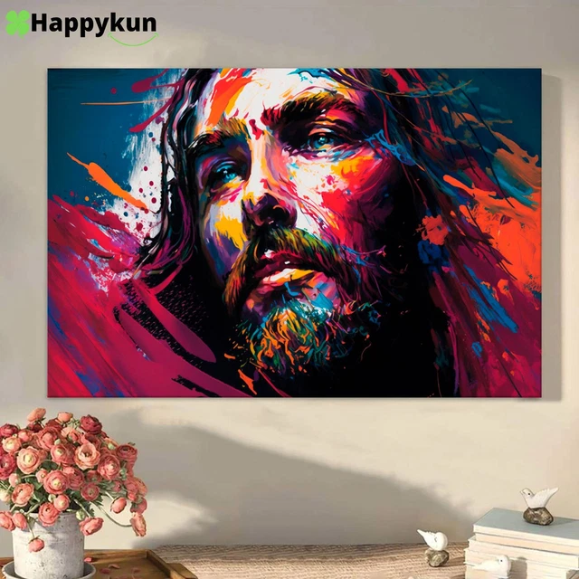 Kna Prints - Jesus With Beard Beard Pictures -Aith Art Christian L Ar ...