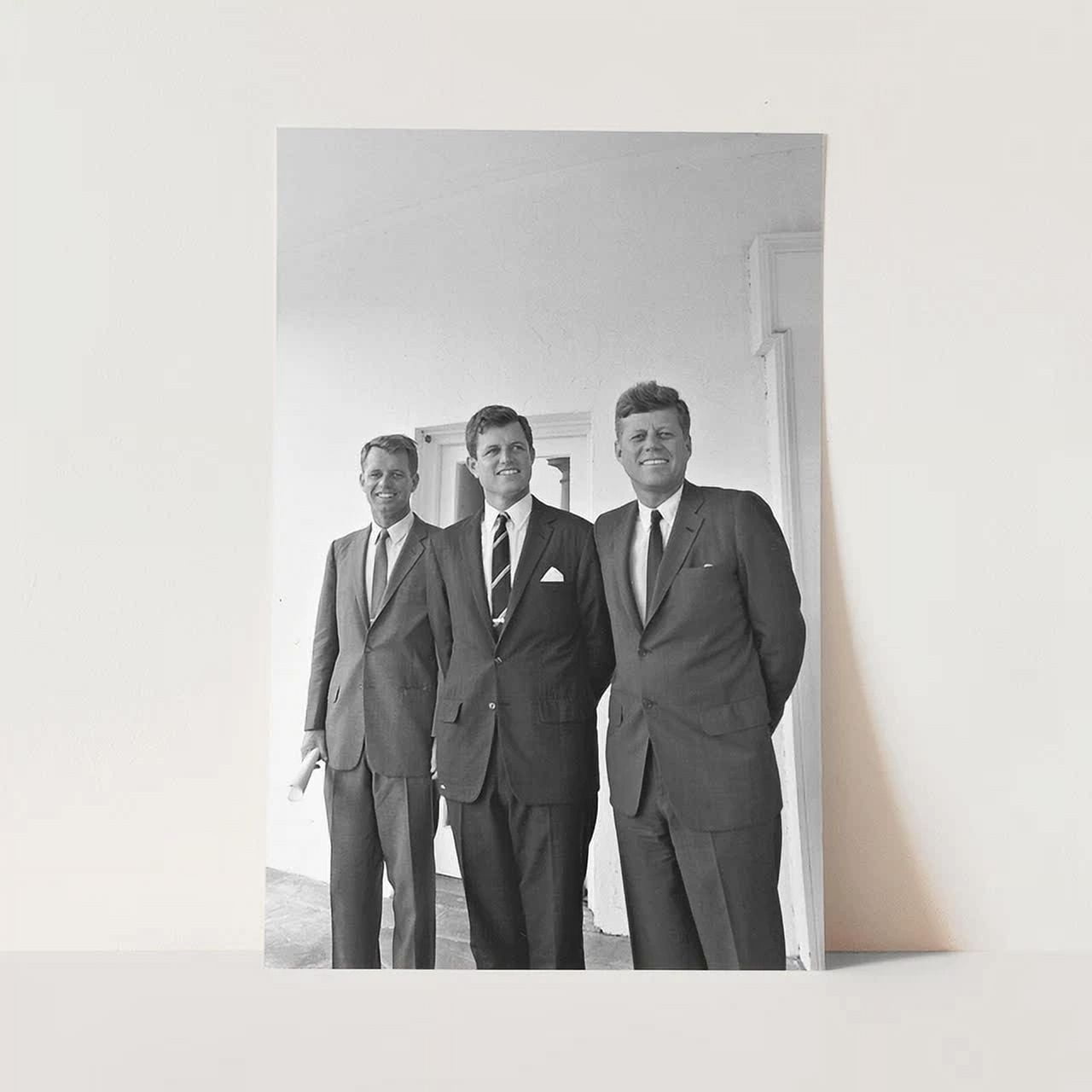 Kna Prints - Jfk John F Kennedy And Brothers At White House 1960S Wall ...