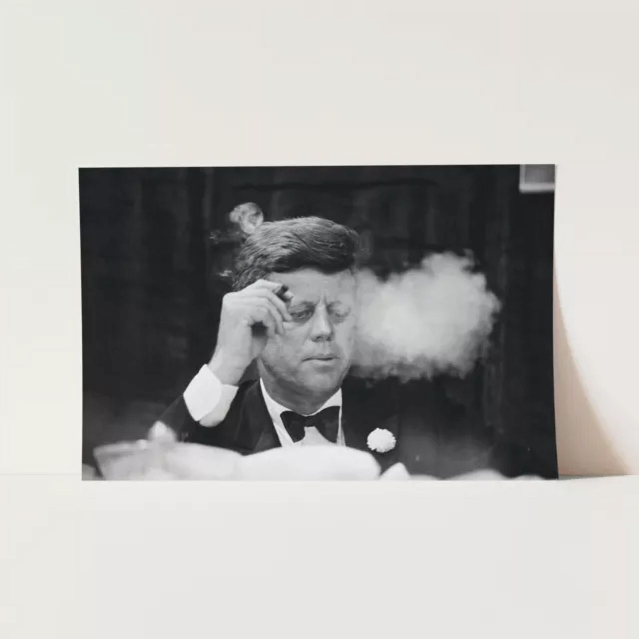 Kna Prints - Jfk John F Kennedy Smoking Cigart 1960S America History ...