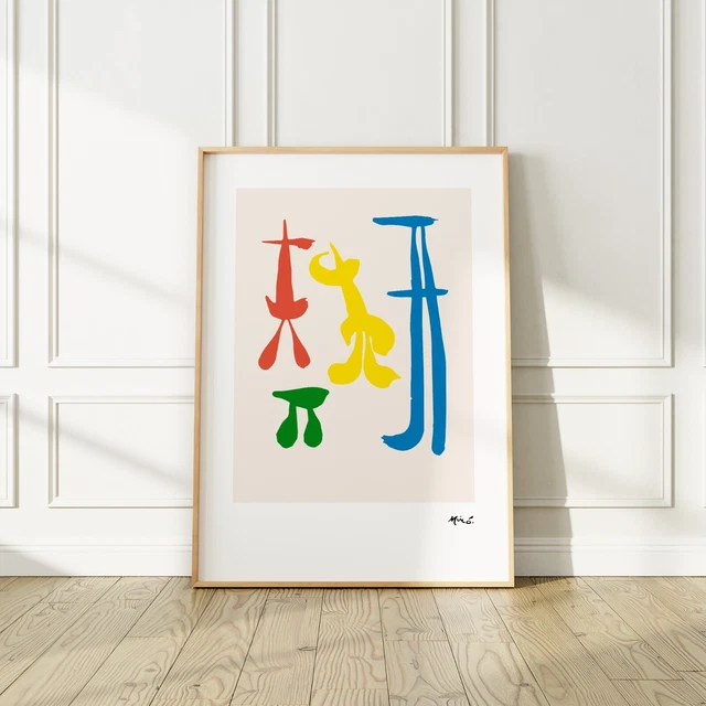 Kna Prints - Joan Miro "Parler Seul" Art Print, Surreal Family ...