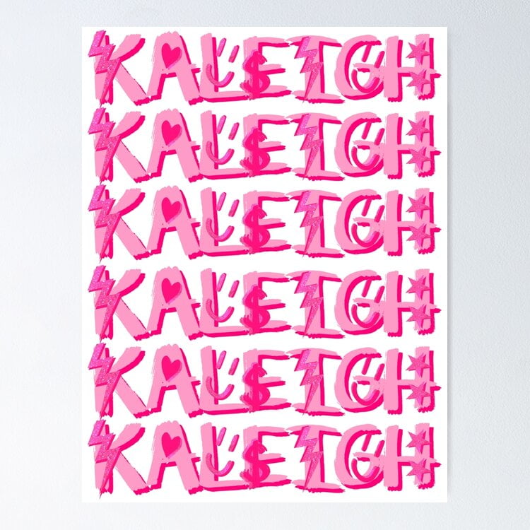 Kna Prints - Kaleigh Name Poster, UNFRAMED-12x18 - Walmart.com
