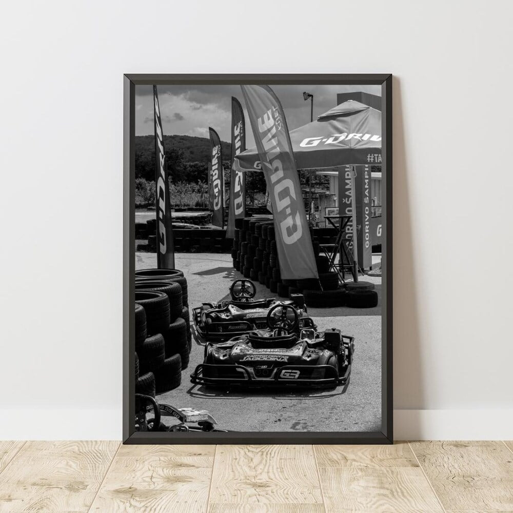 Kna Prints - Kart Racing Poster, Kart Racing Print, Kart Racing Wall ...