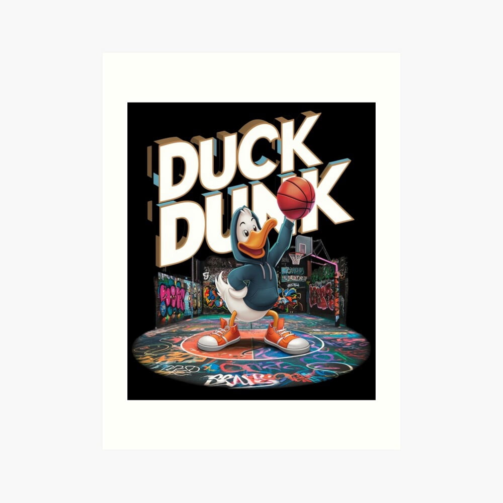 Kna Prints - Kir 1037 - Duck Dunk - Hoop Dreams - Team Duck - Dunk Life ...