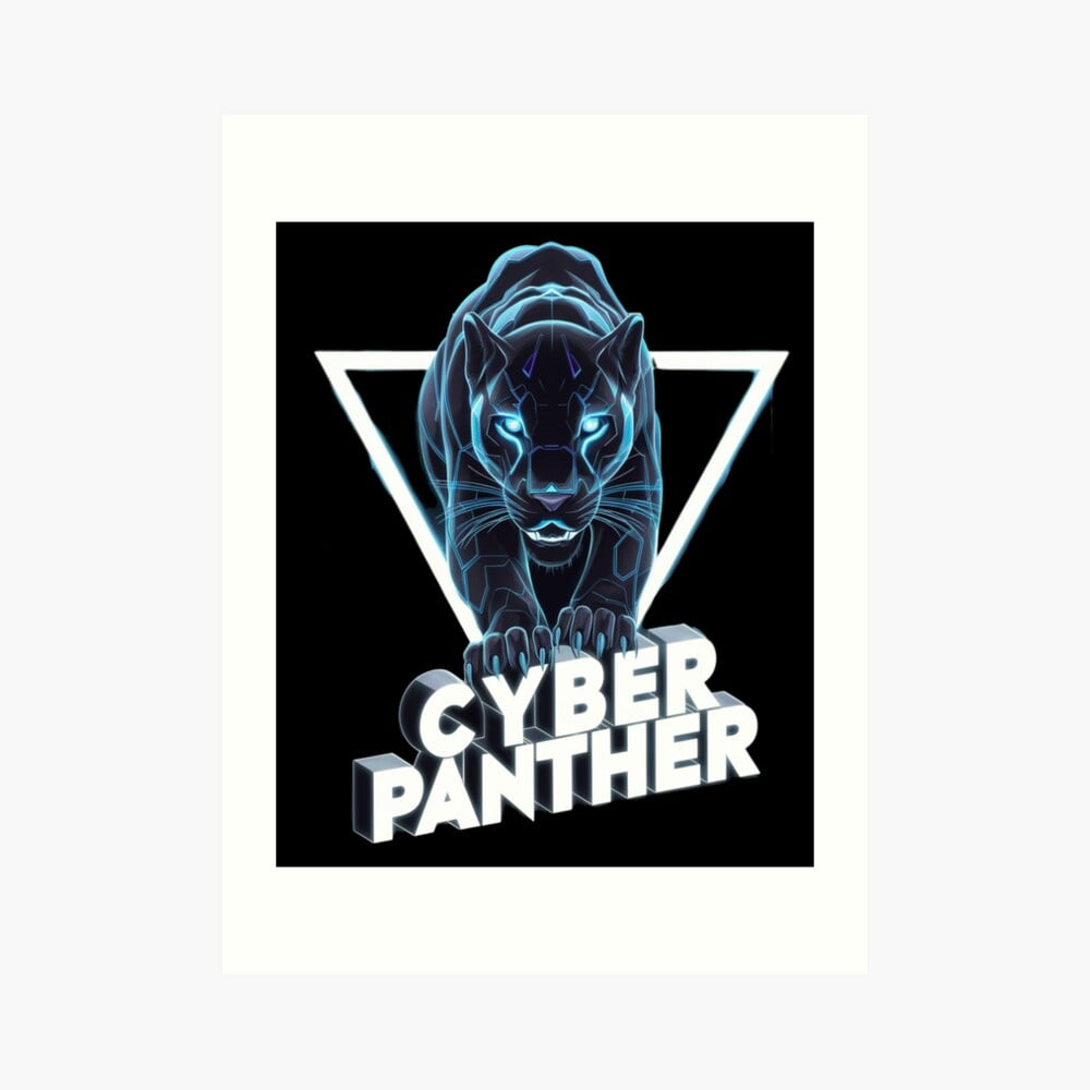 Kna Prints - Kir 1071 - Cyber Panther Poster, UNFRAMED-12x18 - Walmart.com