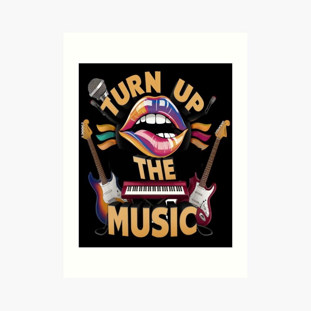Kna Prints - Kir 1193 - Turn Up Poster, UNFRAMED-24x36 - Walmart.com
