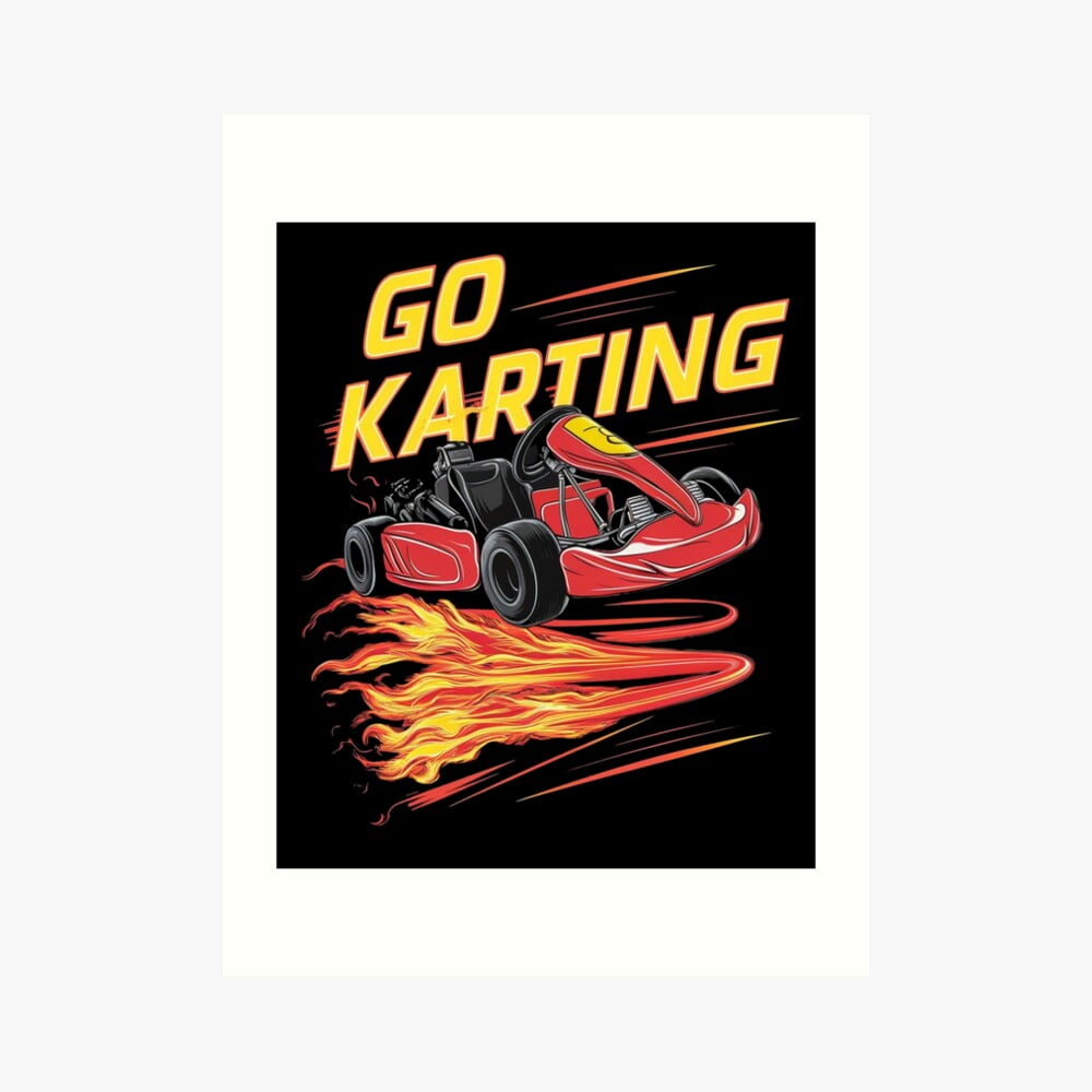 Kna Prints - Kir 1231 - Go Karting Poster, UNFRAMED-24x36 - Walmart.com