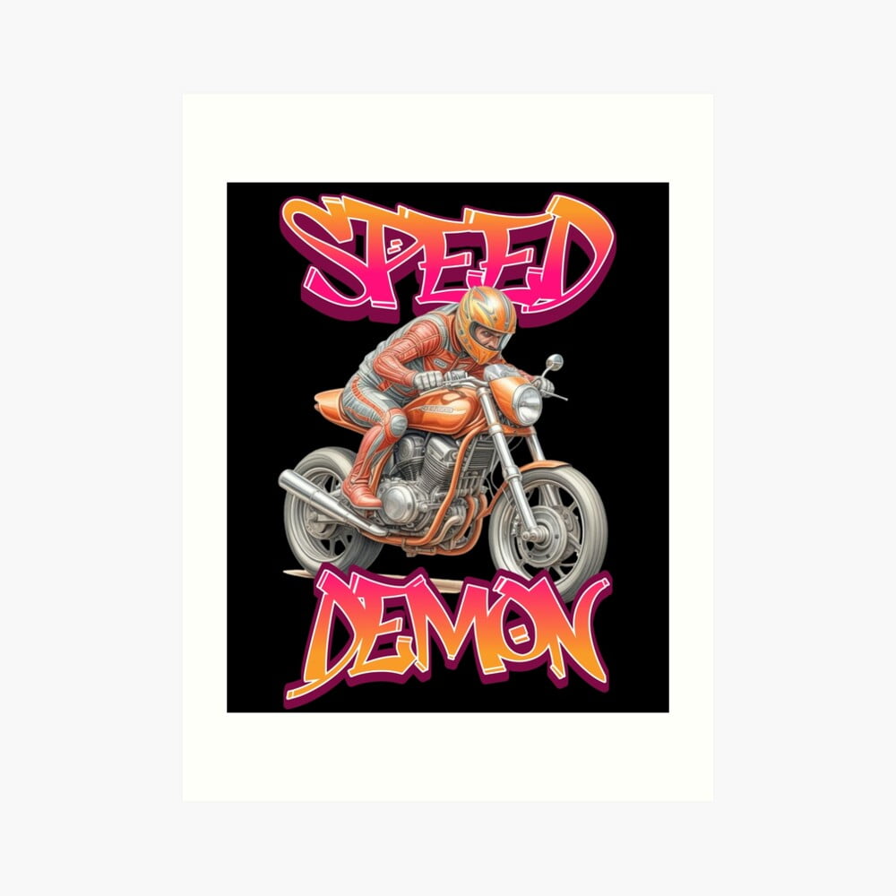 Kna Prints - Kir 1306 - Speed Demon Poster, UNFRAMED-12x18 - Walmart.com