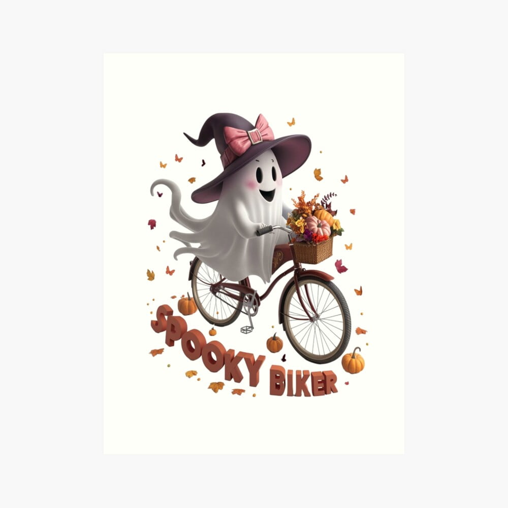 Kna Prints - Kir 1321 - Spooky Biker Poster, UNFRAMED-12x18 - Walmart.com