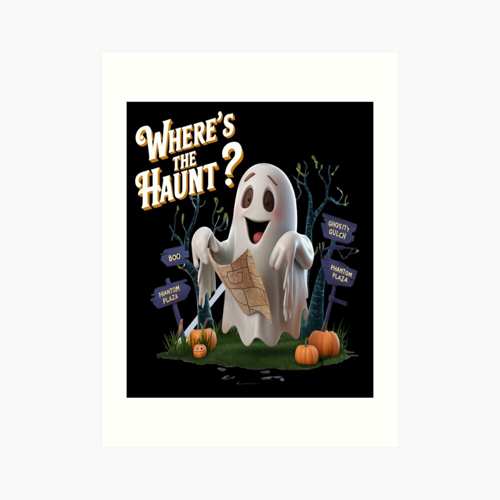 Kna Prints - Kir 1341 - Wheres The Haunt Poster, UNFRAMED-24x36 ...