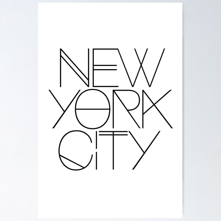 Kna Prints - Kir 2430 - New York City. Poster, UNFRAMED-12x18 - Walmart.com