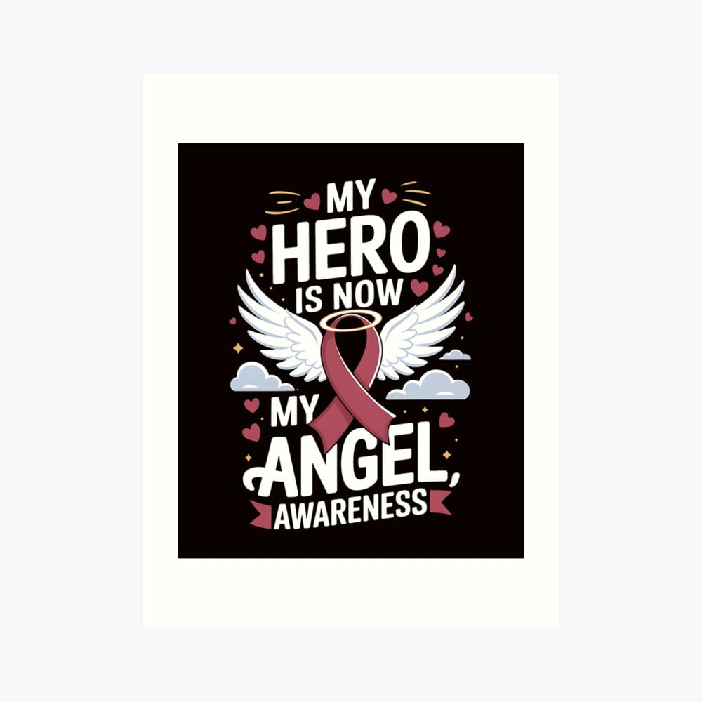 Kna Prints - Kir 3091 - My Hero Is Now My Angel Sickle Cell Anemia ...