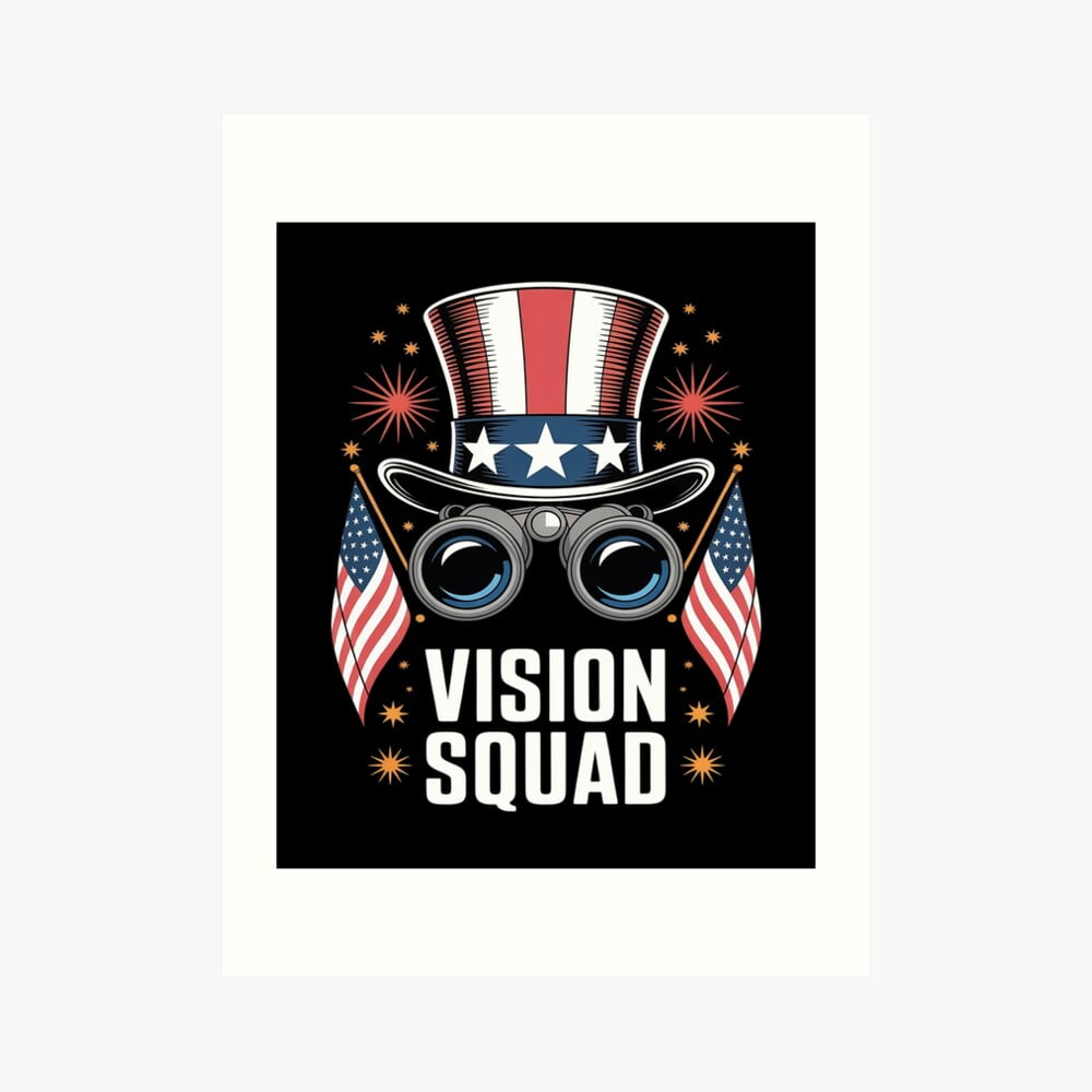 Kna Prints - Kir 3293 - 4Th Of July Vision Squad Optometry Optician ...