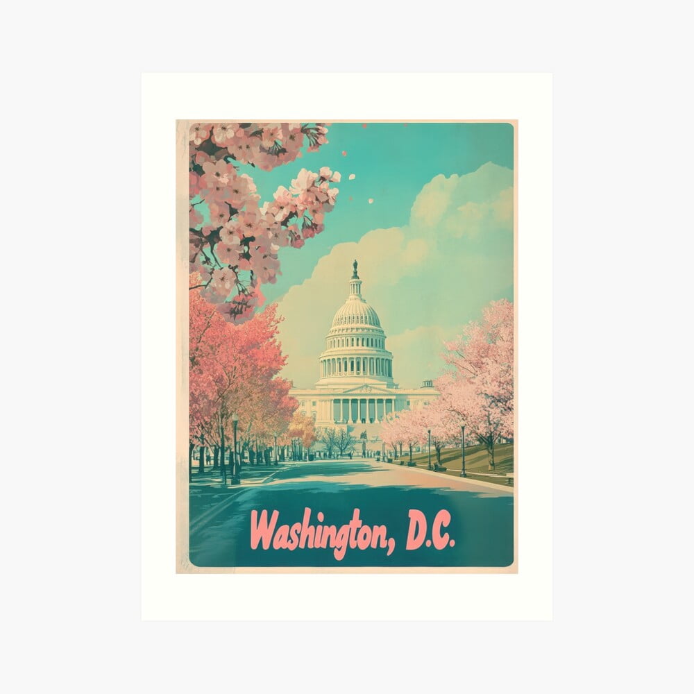 Kna Prints - Kir 4251 - Witness The Vibrant Cherry Blossoms Framing The ...