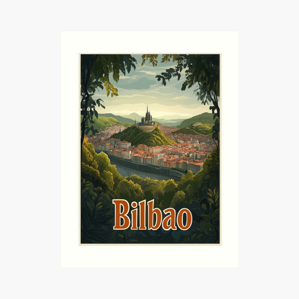 Kna Prints - Kir 4275 - This Mid-Century Modern Travel Poster Showcases ...