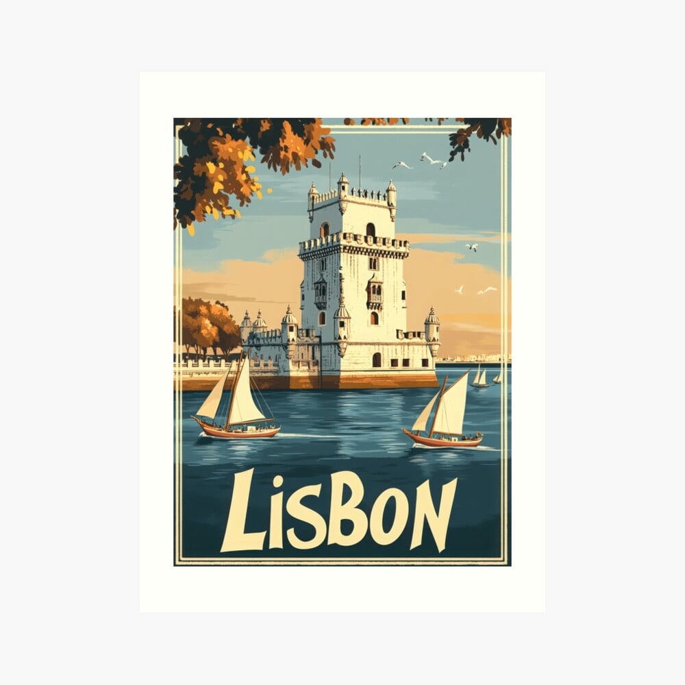 Kna Prints - Kir 4304 - Wander Along The Tranquil Waters Of Lisbon ...