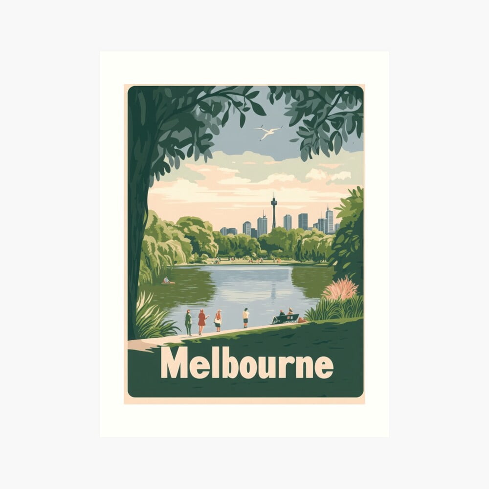 Kna Prints - Kir 4314 - Explore Melbournes Enchanting Outdoor Spaces ...