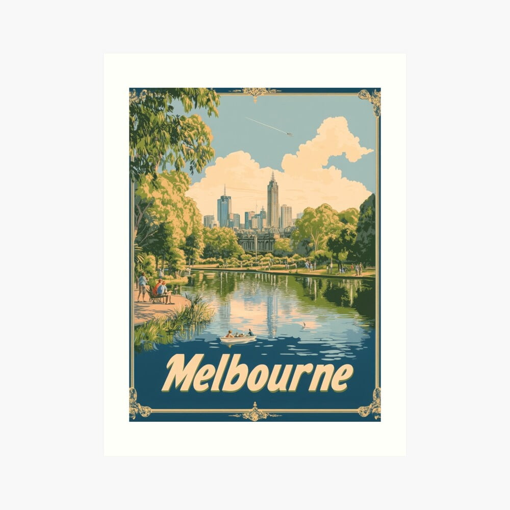 Kna Prints - Kir 4315 - Visitors Enjoy A Sunny Day By The Tranquil Lake ...