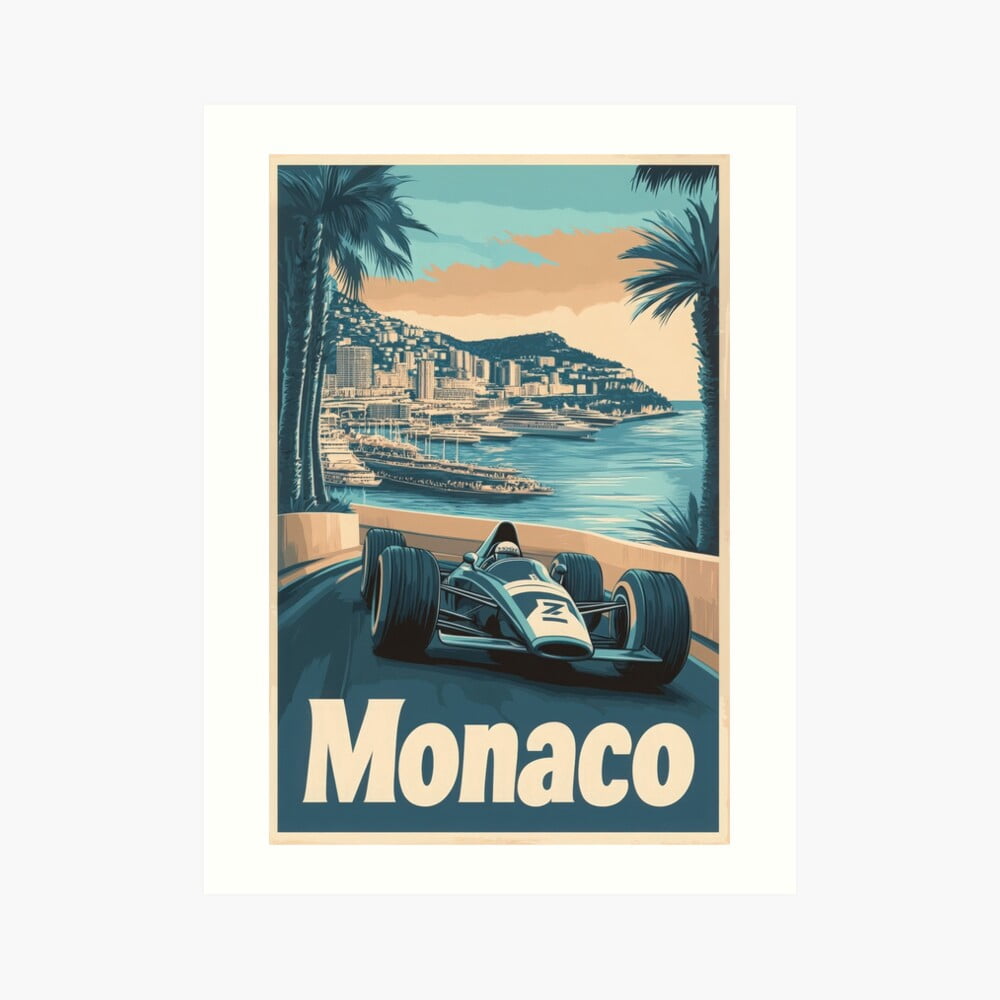 Kna Prints - Kir 4322 - A Sleek Race Car Zooms Along A Winding Road ...