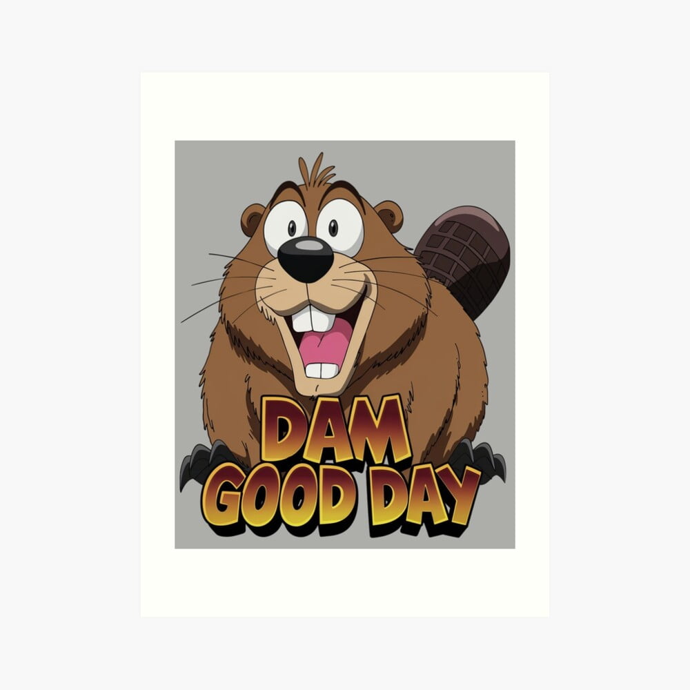 Kna Prints - Kir 442 - Dam Good Day - Nice Beaver - Beaver Squad ...