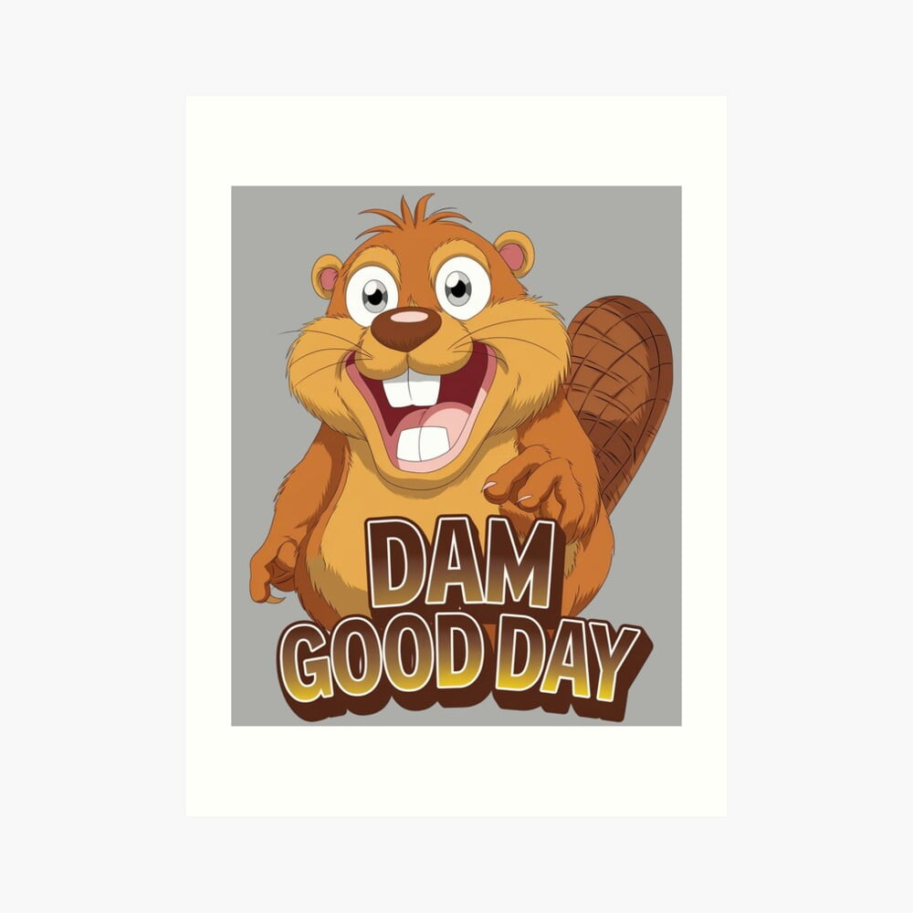 Kna Prints - Kir 443 - Dam Good Day - Nice Beaver - Beaver Squad ...