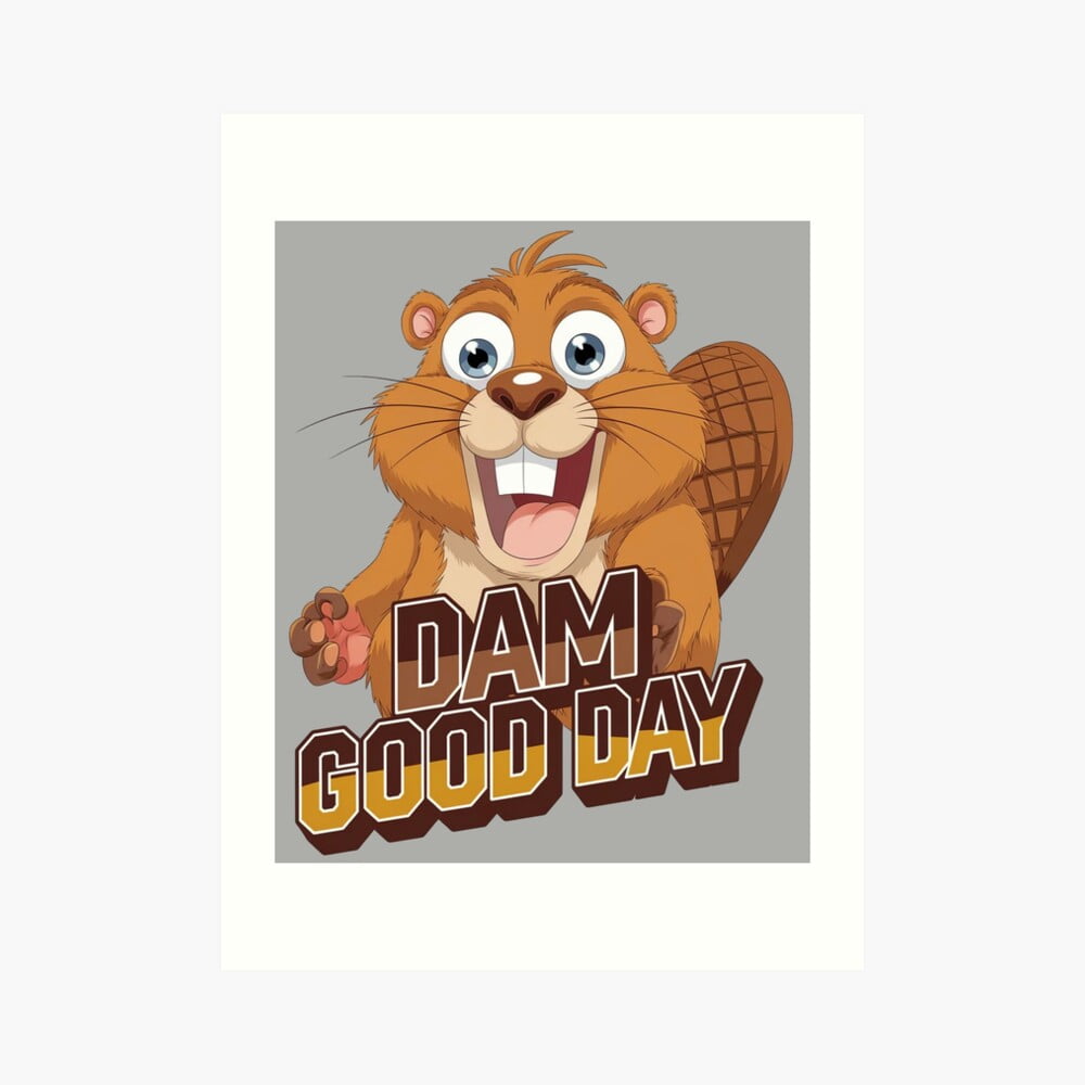 Kna Prints - Kir 444 - Dam Good Day - Nice Beaver - Beaver Squad ...