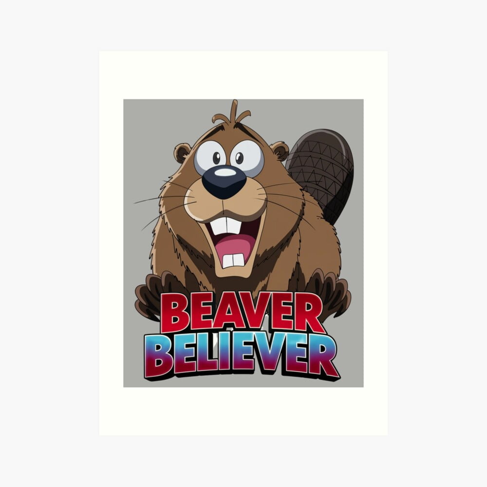 Kna Prints - Kir 446 - Beaver Believer - Nice Beaver - Beaver Squad - Beaver Lover - Beaver ...