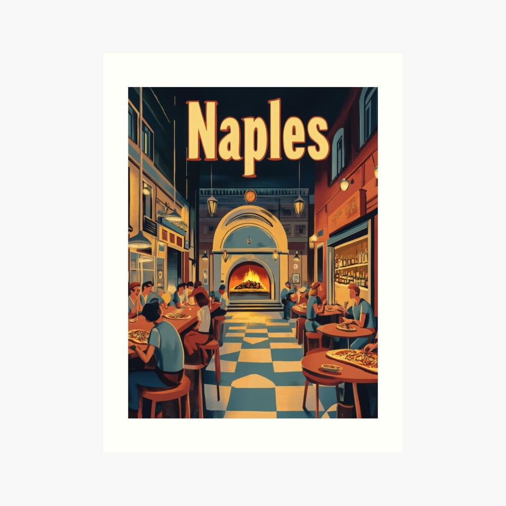 Kna Prints - Kir 4512 - Dine In A Lively Naples Pizzeria, Where Guests ...